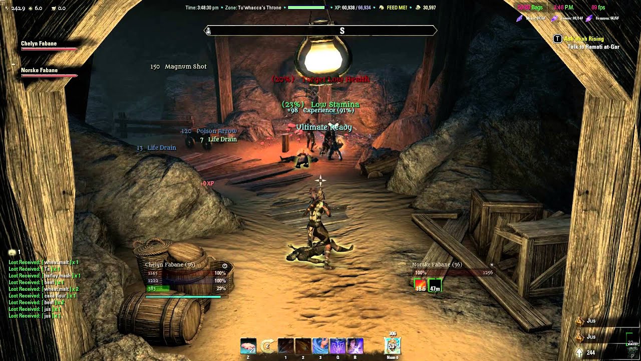 Elder Scrolls Online Divad's Chagrin Mine - YouTube