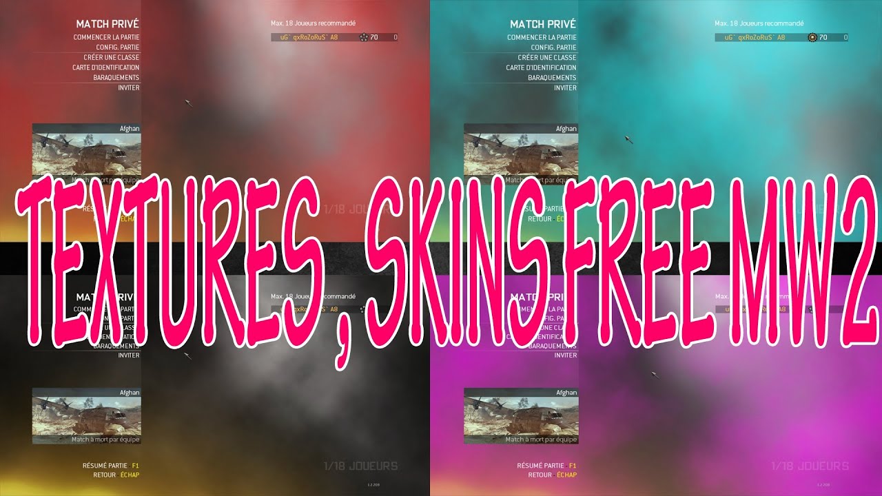 Pack Textures ,Skins | Call Of Duty: Modern Warfare 2 | HD | Made by ...