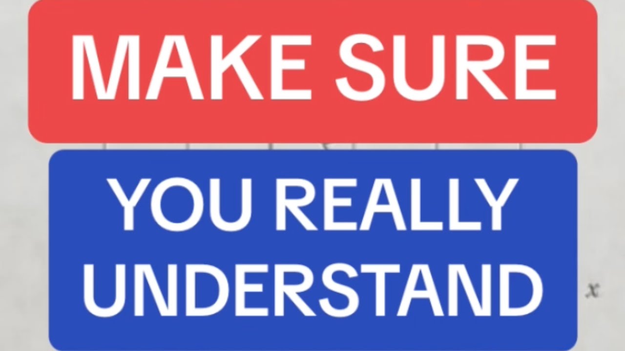 MAKE SURE You Really Understand How Lines and Their Equations Work for ...