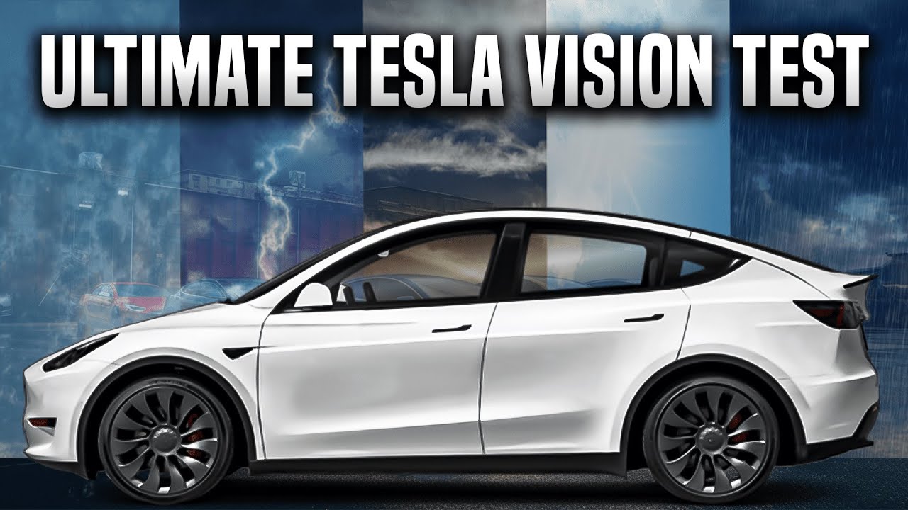 Tesla Vision Park Assist Ultimate Test with Different Weather Scenarios ...