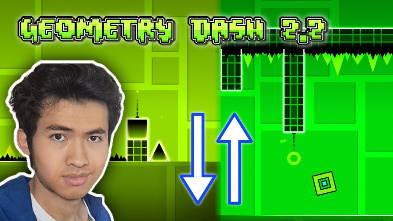 IT'S UPSIDE-DOWN?! | Geometry Dash (2.2) - YouTube