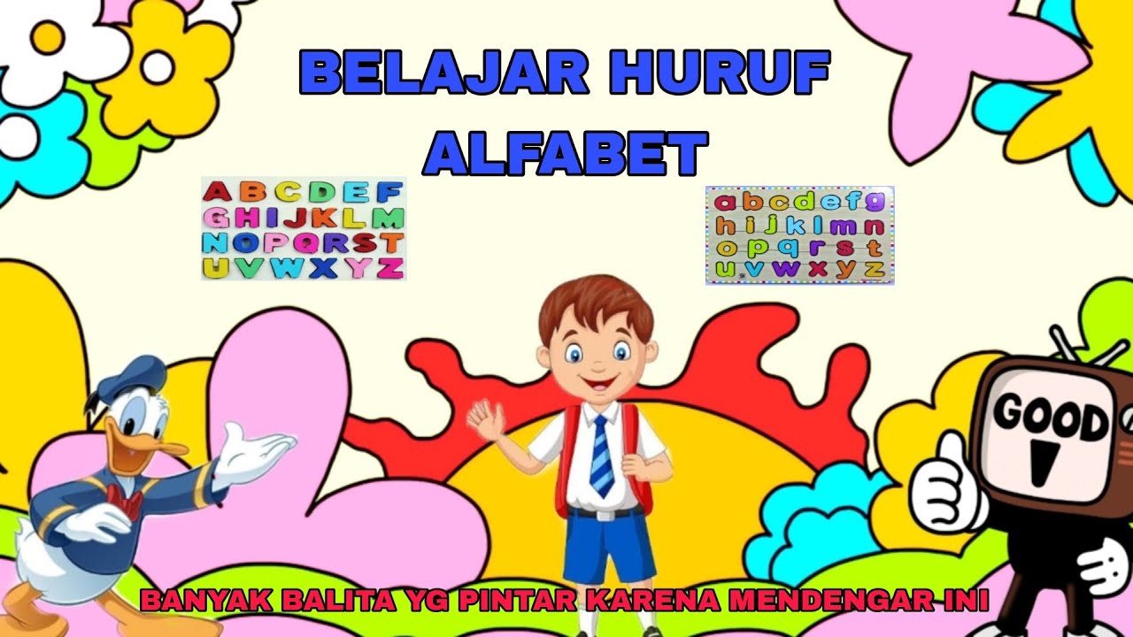 BELAJAR MEMBACA HURUF ALFABET (ABC) DENGAN MUDAH UMUR 1 SAMPAI 5 TAHUN💪 ...