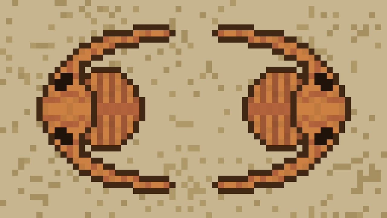 Day 124 | Orange Trilobite | Pixel art time lapse - YouTube