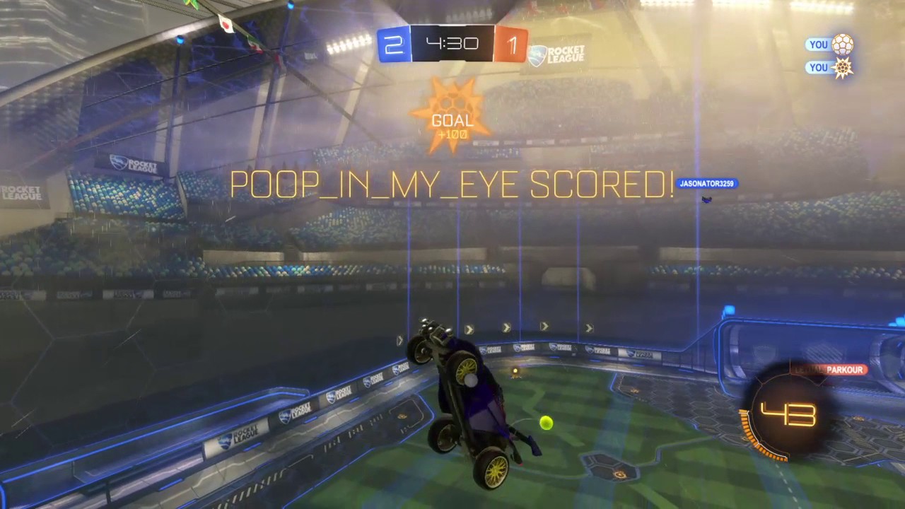 Rocket League® 3V3 | POOP_IN_MY_EYE Scoring Lots Of Points - YouTube