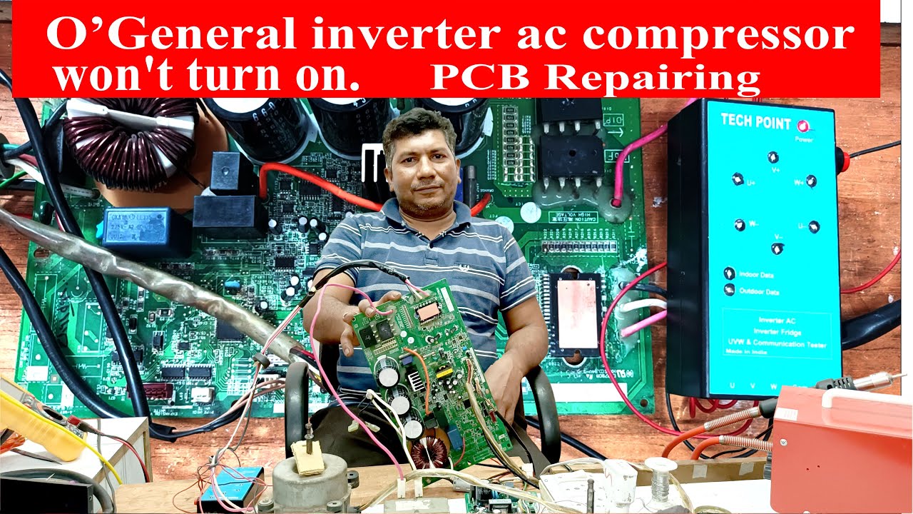 o general window ac pcb repair