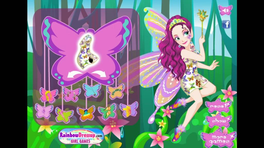 Butterfly Fairy Dress Up - Y8.com Online Games by malditha - YouTube