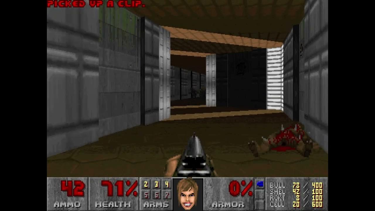 DOOM II - Random Map - Tech Fork - UV - YouTube