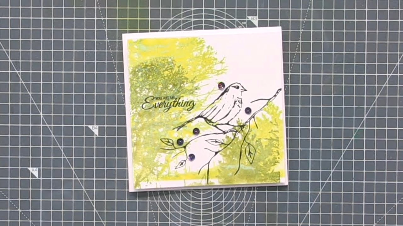 Stamping And Watercolouring Techniques With Claire Manning - YouTube