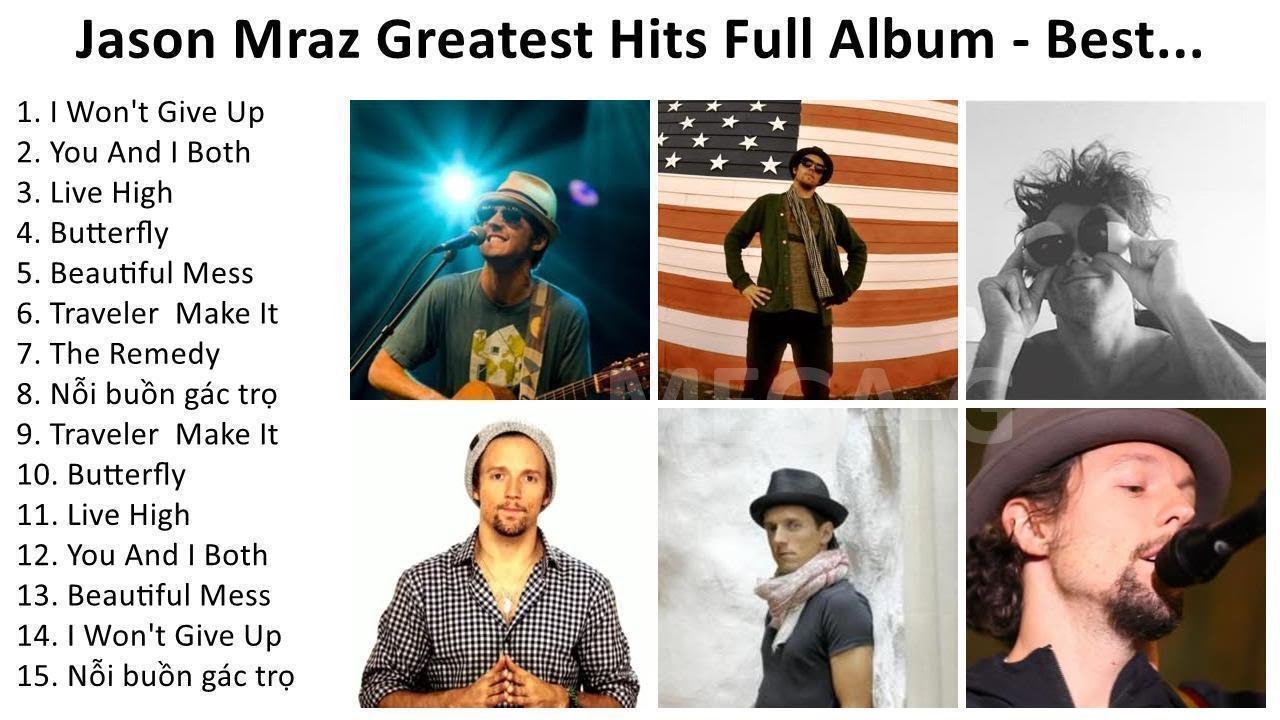 J a s o n M r a z 2024 - Greatest Hits, Full Album, Best Songs - YouTube