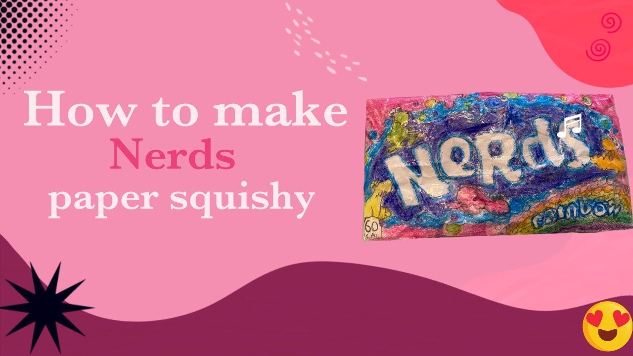 How to make a nerds paper squishy - YouTube