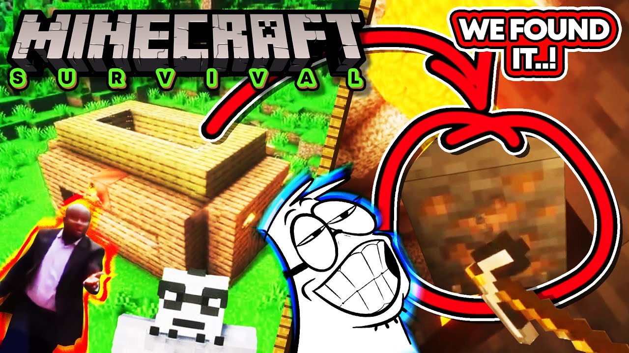 Finding Iron + Base Upgrades in Minecraft Survival! - YouTube