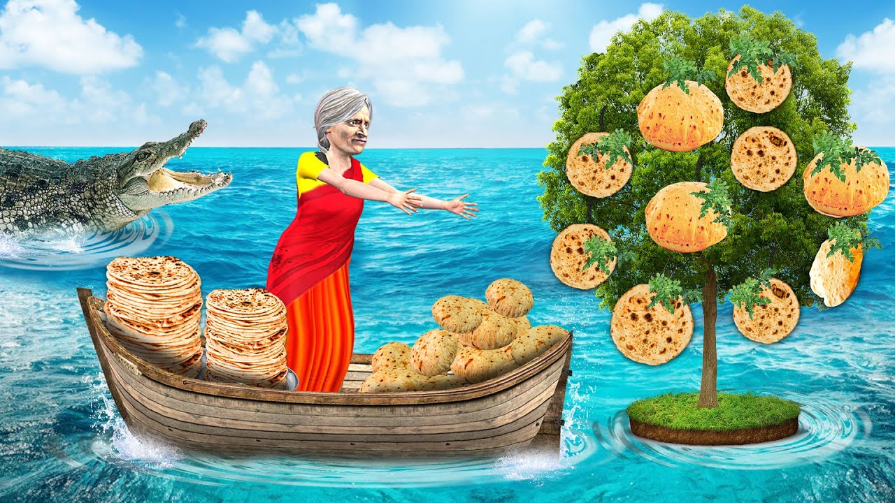 जादुई नदी रोटी पेड़ Magical River Roti Tree Must Watch Comedy Video ...