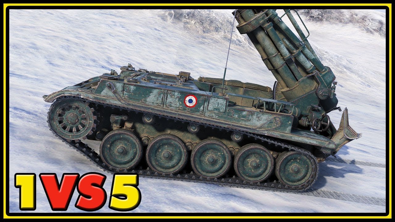 AMX 13 F3 AM - 1 VS 5 - World of Tanks Gameplay - YouTube