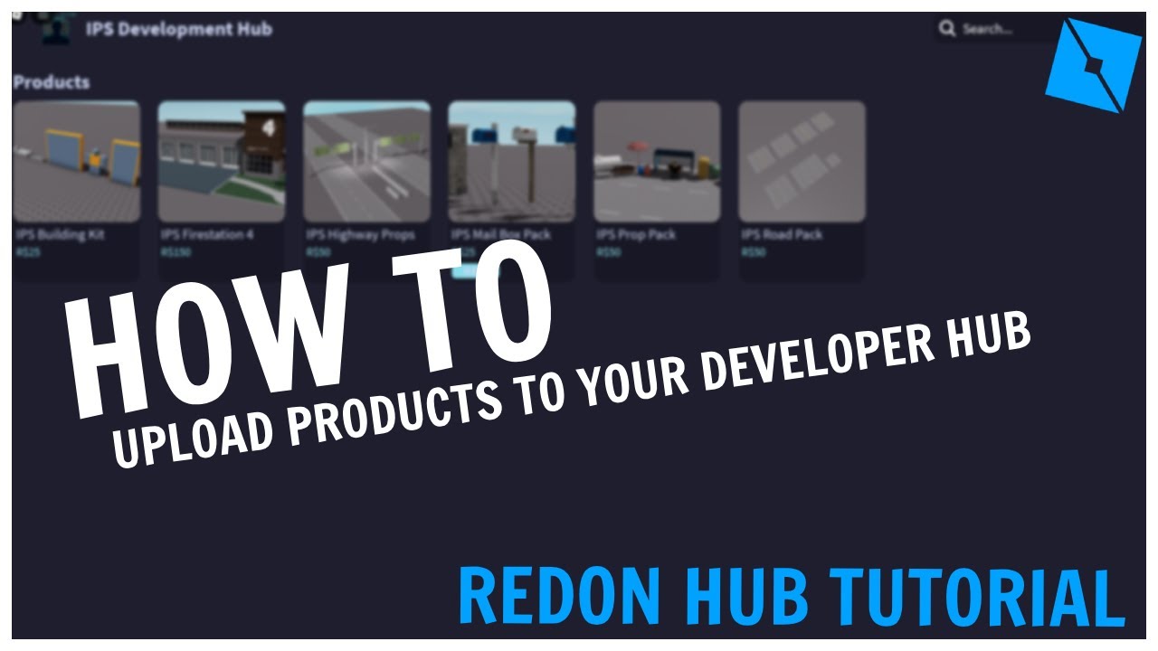 How to Upload Models to your Developer Hub | Roblox - YouTube