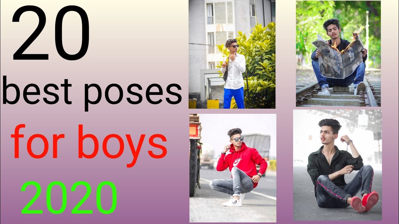 2020 best poses for boys for photo shoot || 20 best photo poses for ...