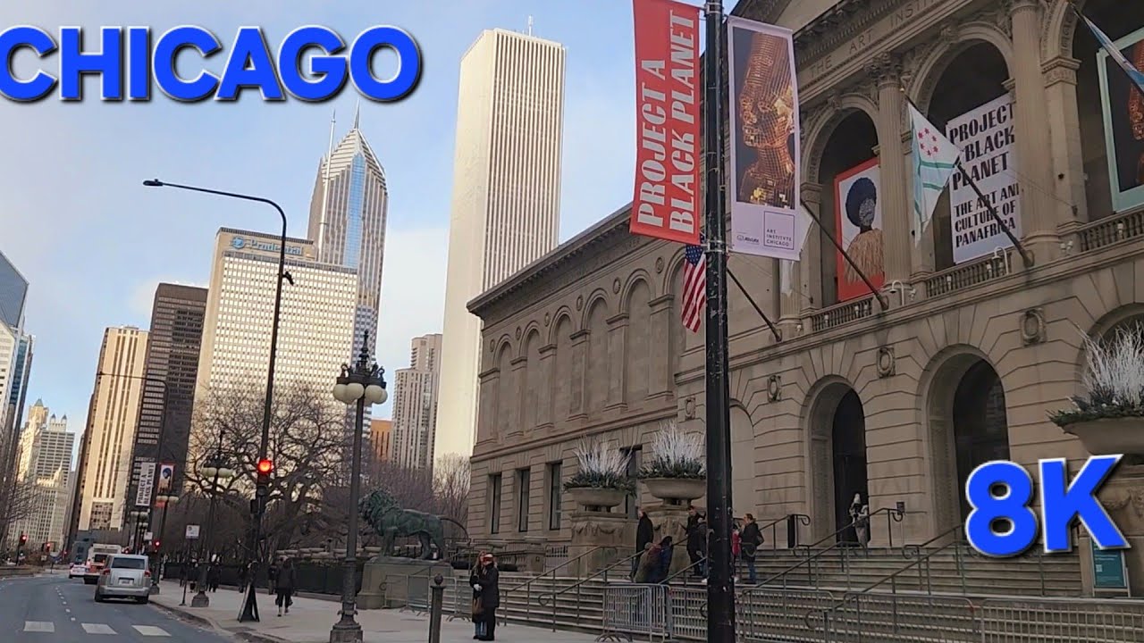 8K DOWNTOWN CHICAGO A WINTER DAY 2025 - YouTube