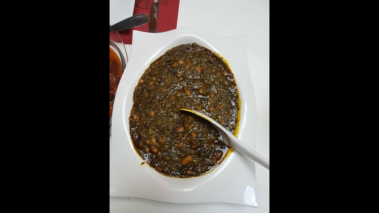 Tshaka Madesu Beans and cassava leaves Congolese food - YouTube