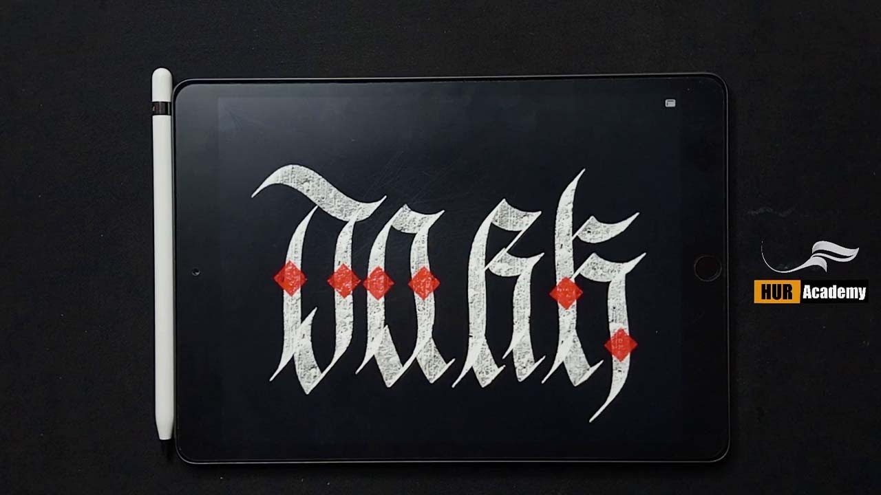 Dark calligraphy tutorial 2023 - YouTube