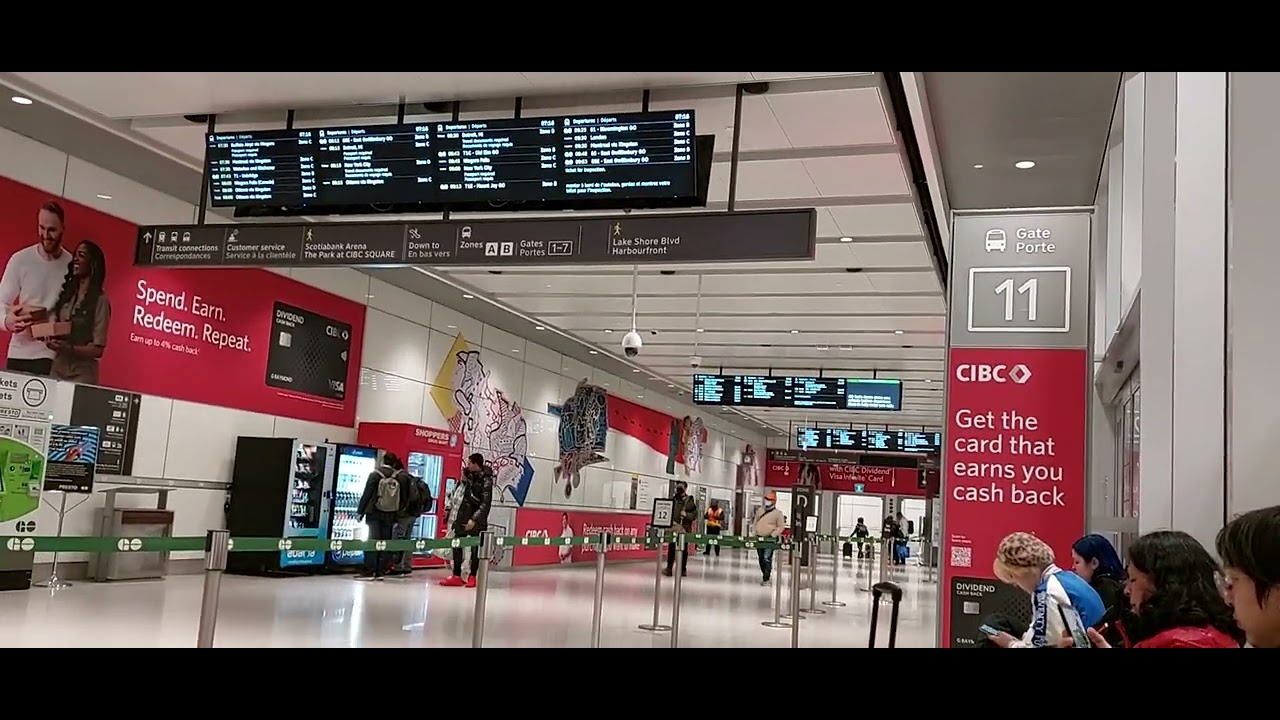 Toronto Central Mega Bus Station - YouTube