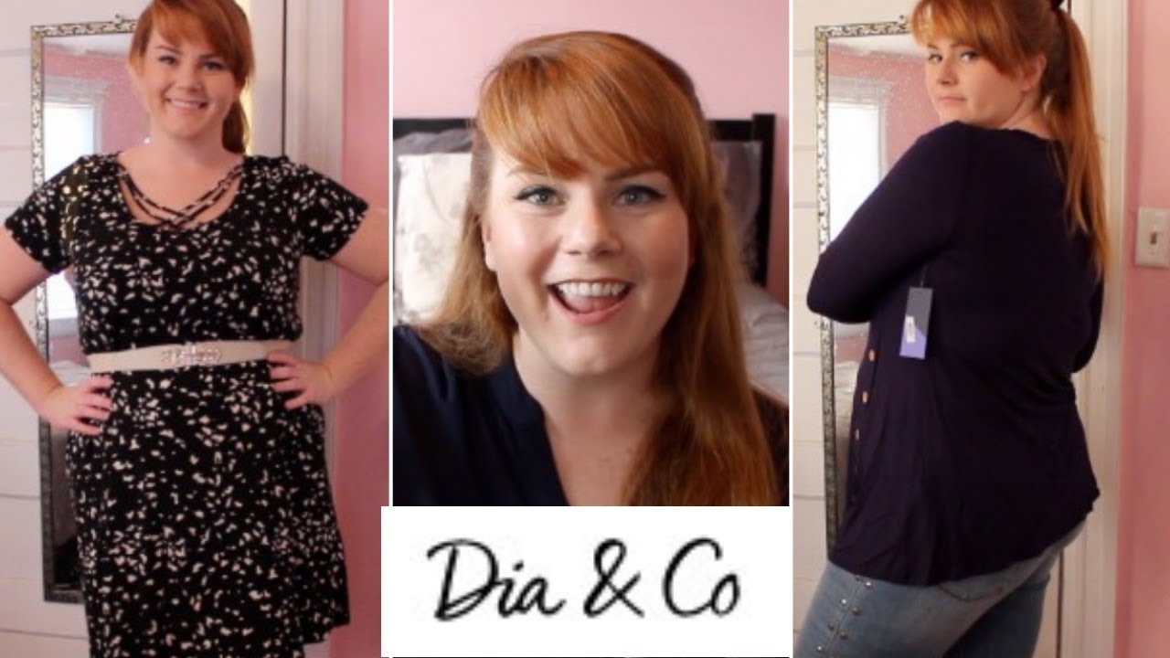 Plus Size TRY ON Haul | Dia & Co Unboxing | December 2018 - YouTube