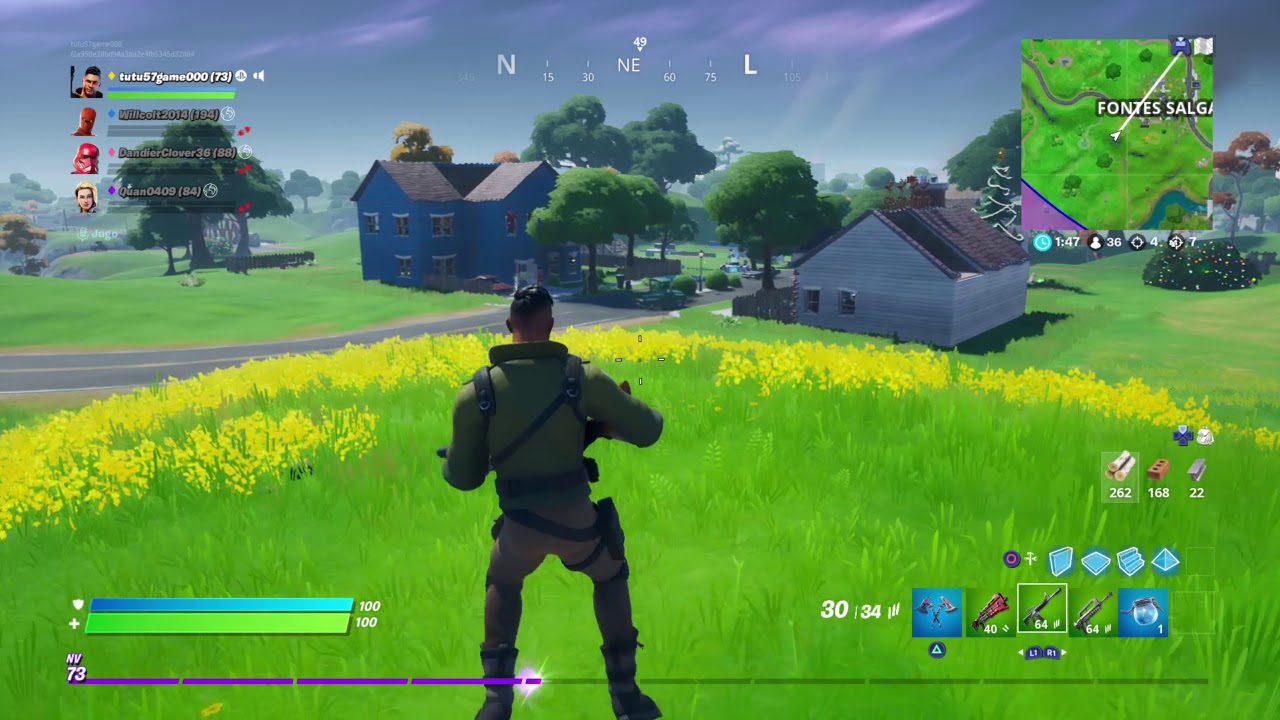 GAMEPLAY FORTNITE _ nível 73 Ps4 ) - YouTube