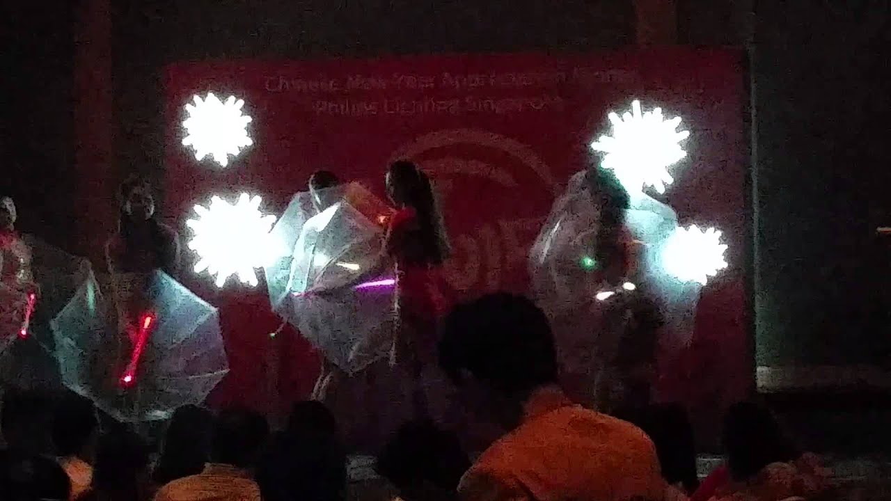 Led umbrella dance - YouTube