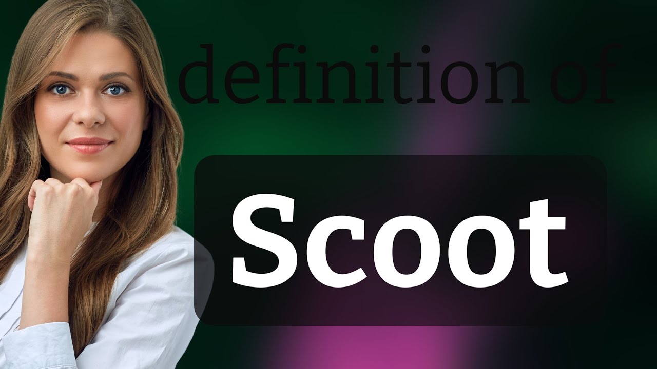 Scoot | definition of SCOOT - YouTube