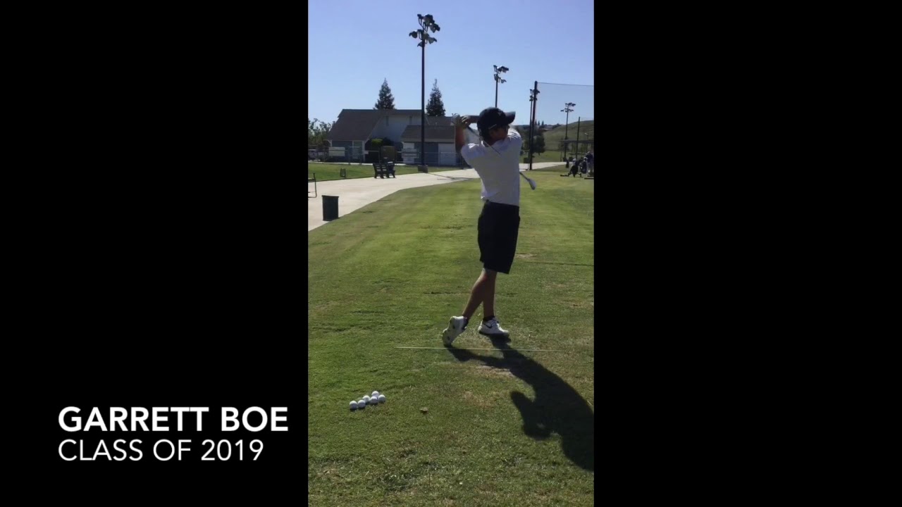 Garrett Boe - College Golf Recruiting - Class of 2019 - YouTube