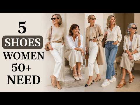 Only 5 Shoes Women Over 50 Actually Need
