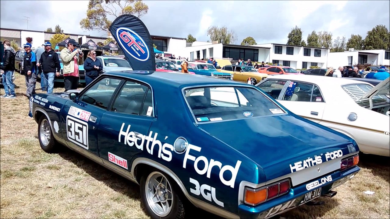All Ford Day Geelong. GT Club, Falcon GT GTHO FPV Mustang - YouTube