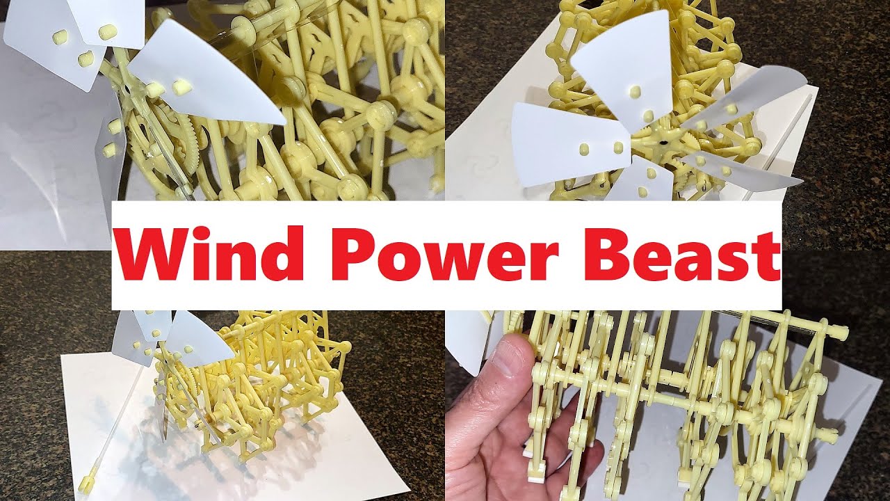 Step-by-Step Assembling Wind Power Beast - YouTube