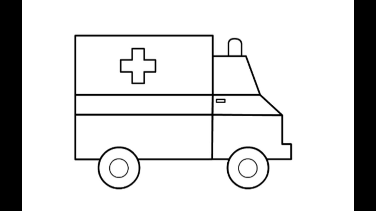 Learn to Draw an Ambulance - YouTube