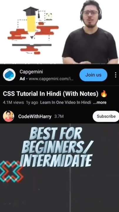 Top 3 Css Tutorial On Youtube For Beginners Shorts Css Youtubelearning Codewithharry