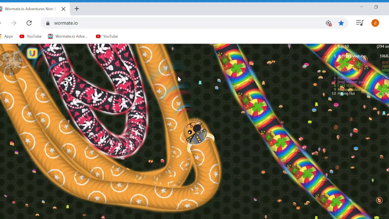 Wormate io - YouTube