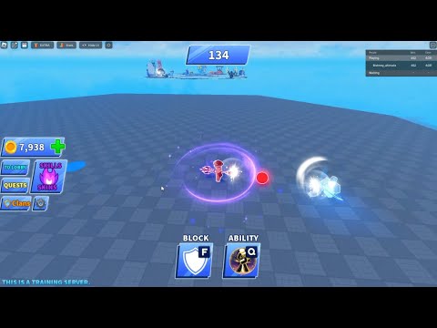 The new nebula staff sword showcase in blade ball - YouTube