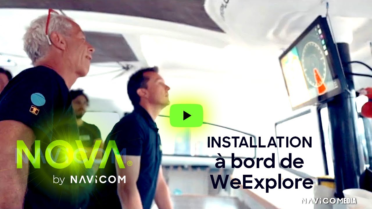 NOVA Installation à bord du catamaran WeExplore - YouTube