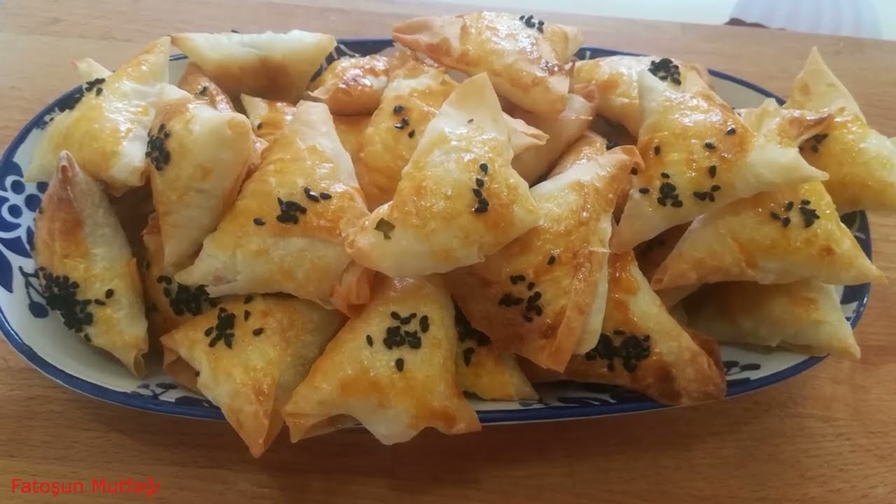 Hazır yufkadan en kolay lokmalık çıtır muska böreği Börek tarifleri ...