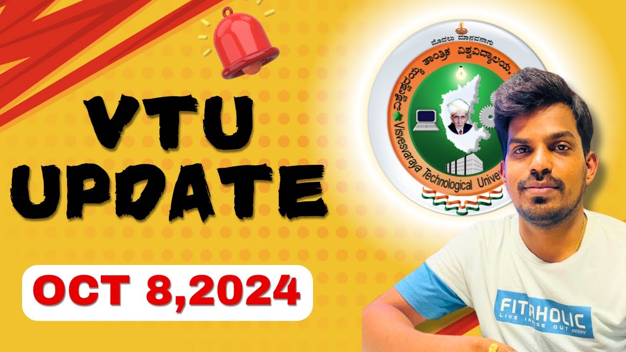 VTU Update Today 08 October 2024 - YouTube