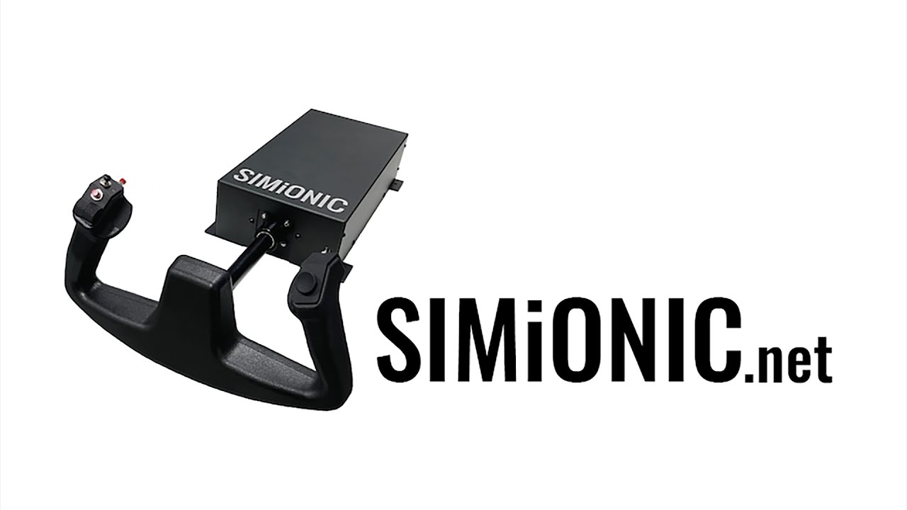 SIMiONIC force feedback yoke - YouTube