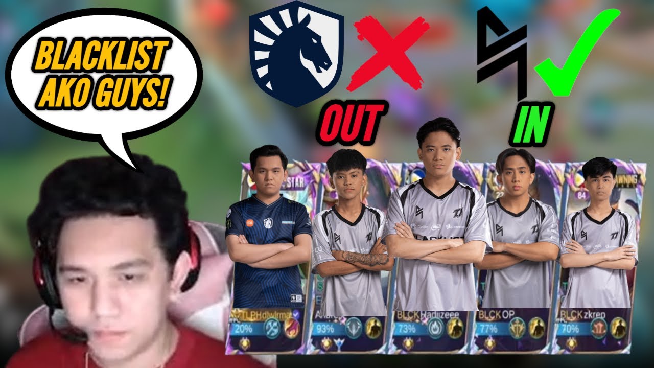 KARLTZY TEAM LIQUID OUT BLACKLIST IN! 😮 | SANTI: BLACKLIST KARLTZY!😮😮😮 ...