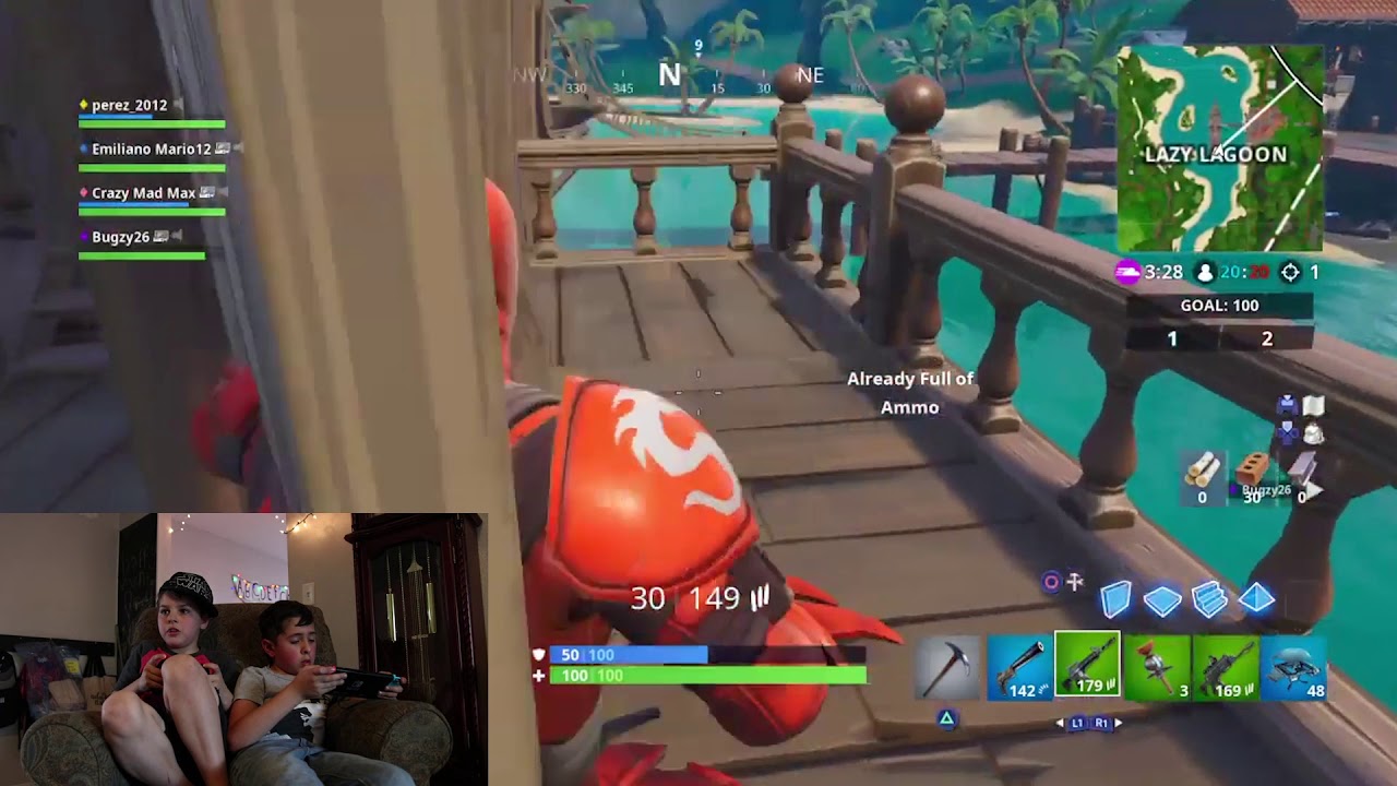 Jacob and Max play Fortnite - YouTube