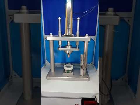 Robo servo press with load cell for bearing pressing machine - YouTube