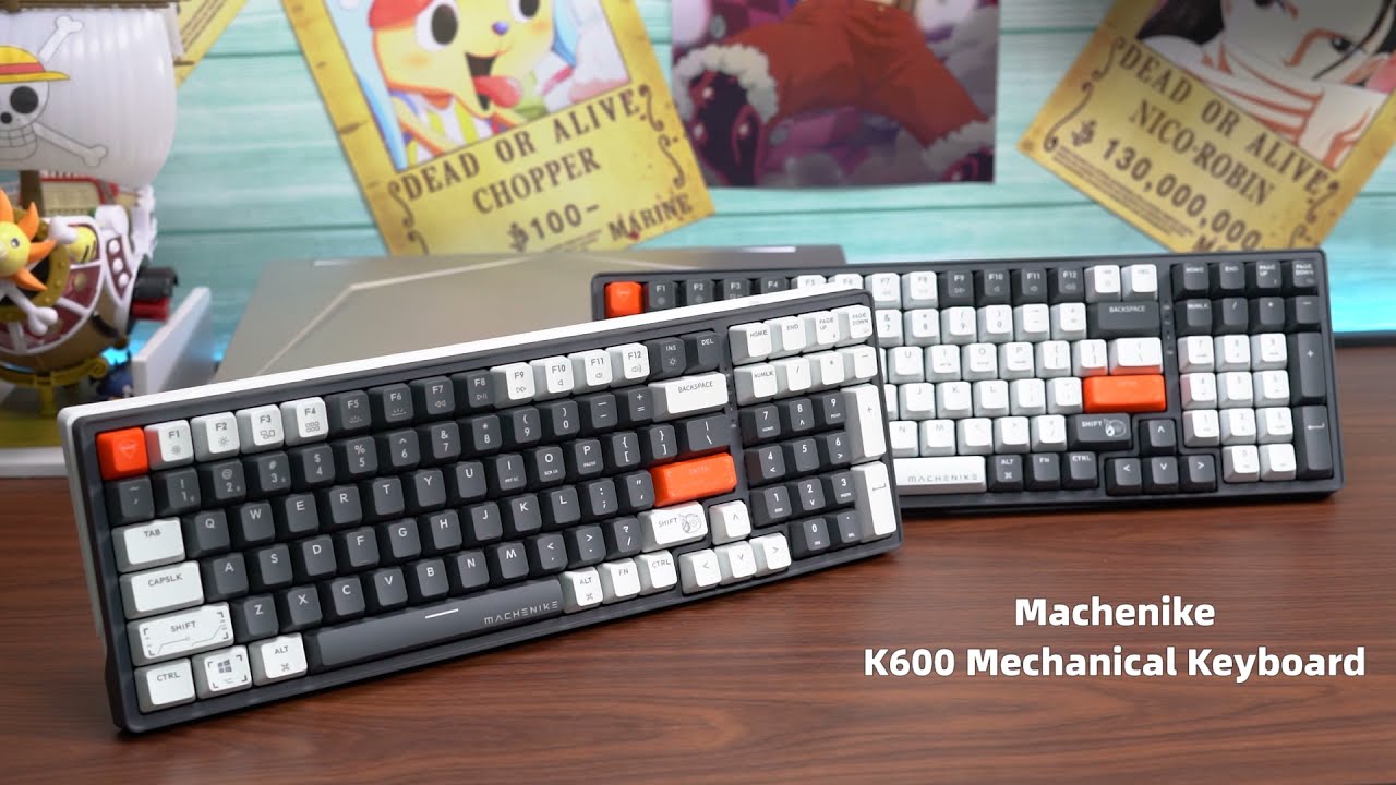 Machenike K600 | Wireless 100-Key 96% Mechanical Keyboard (English ...