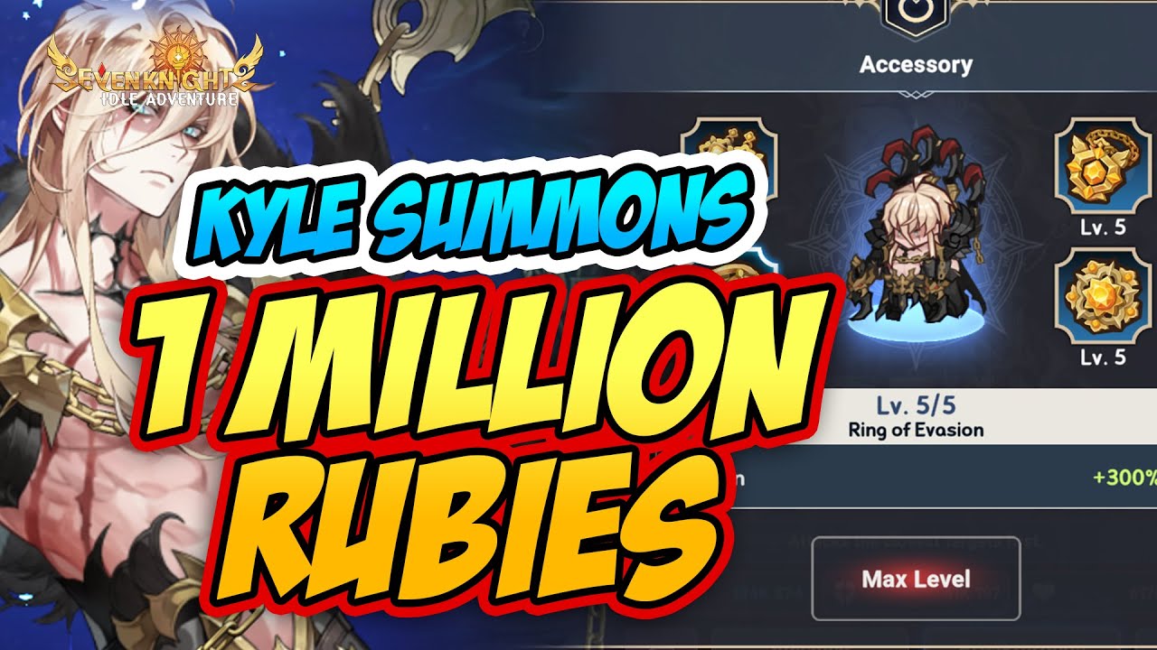 1M Ruby Summons Four Lords of Old Kyle | SEVEN KNIGHTS IDLE ADVENTURE ...