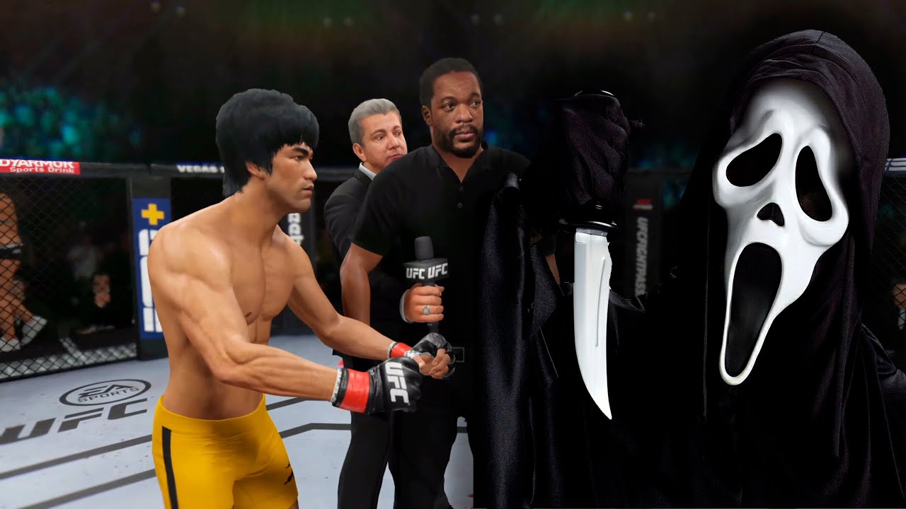 UFC 4 I Bruce Lee vs. Ghostface Scream (EA Sports UFC 4) - YouTube