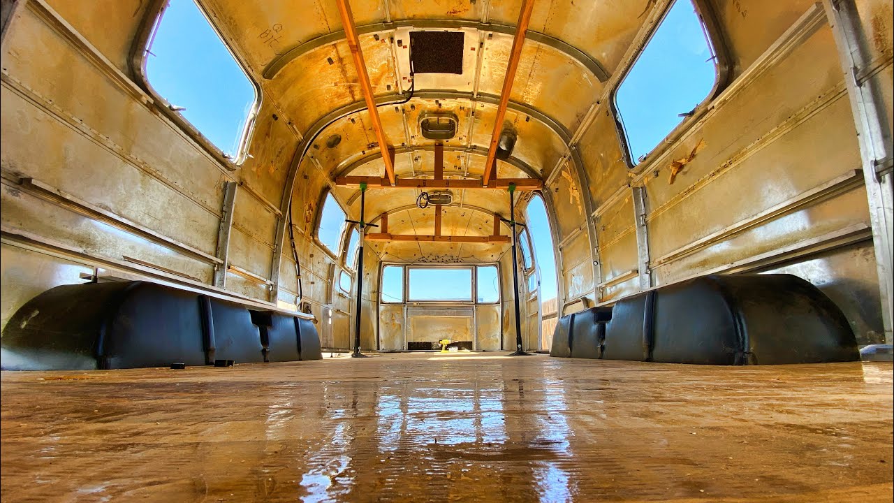 Airstream Trailer New Sub Floor Installation (Part 3/3) - YouTube
