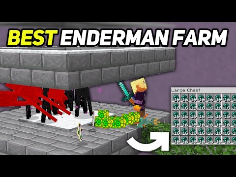 BEST ENDERMAN XP FARM in Minecraft Bedrock 1.21 ! - YouTube