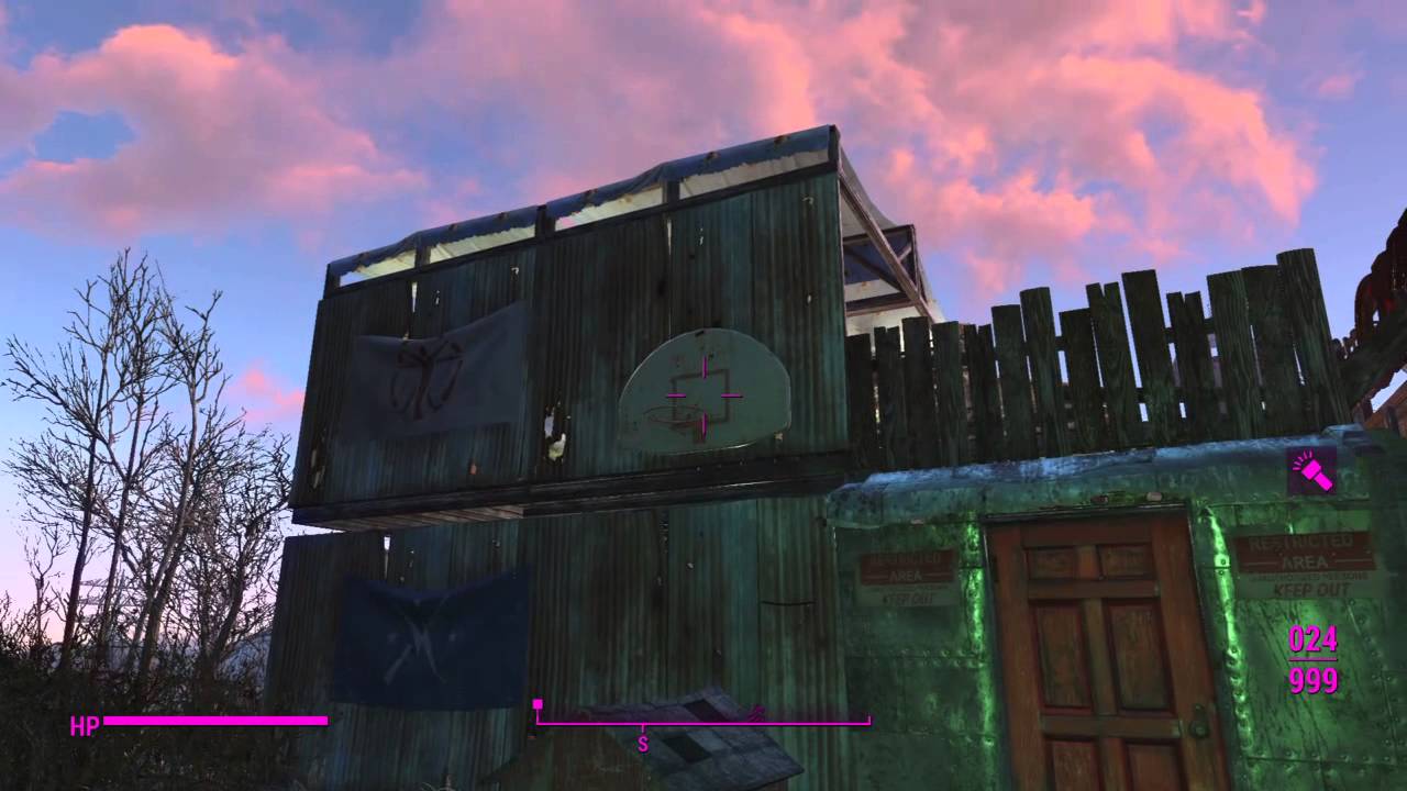 The Club House (Fallout 4 Home, Red Rocket Gas Station) - YouTube
