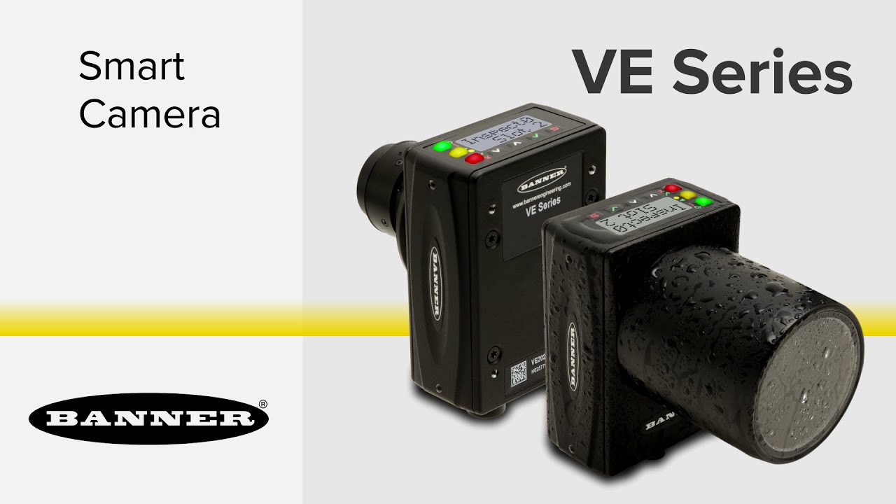 Banner VE Series Smart Cameras: Versatile, Easy-to-Use - YouTube