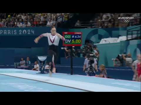 Sarah Voss Vault All Around 2024 Olympics